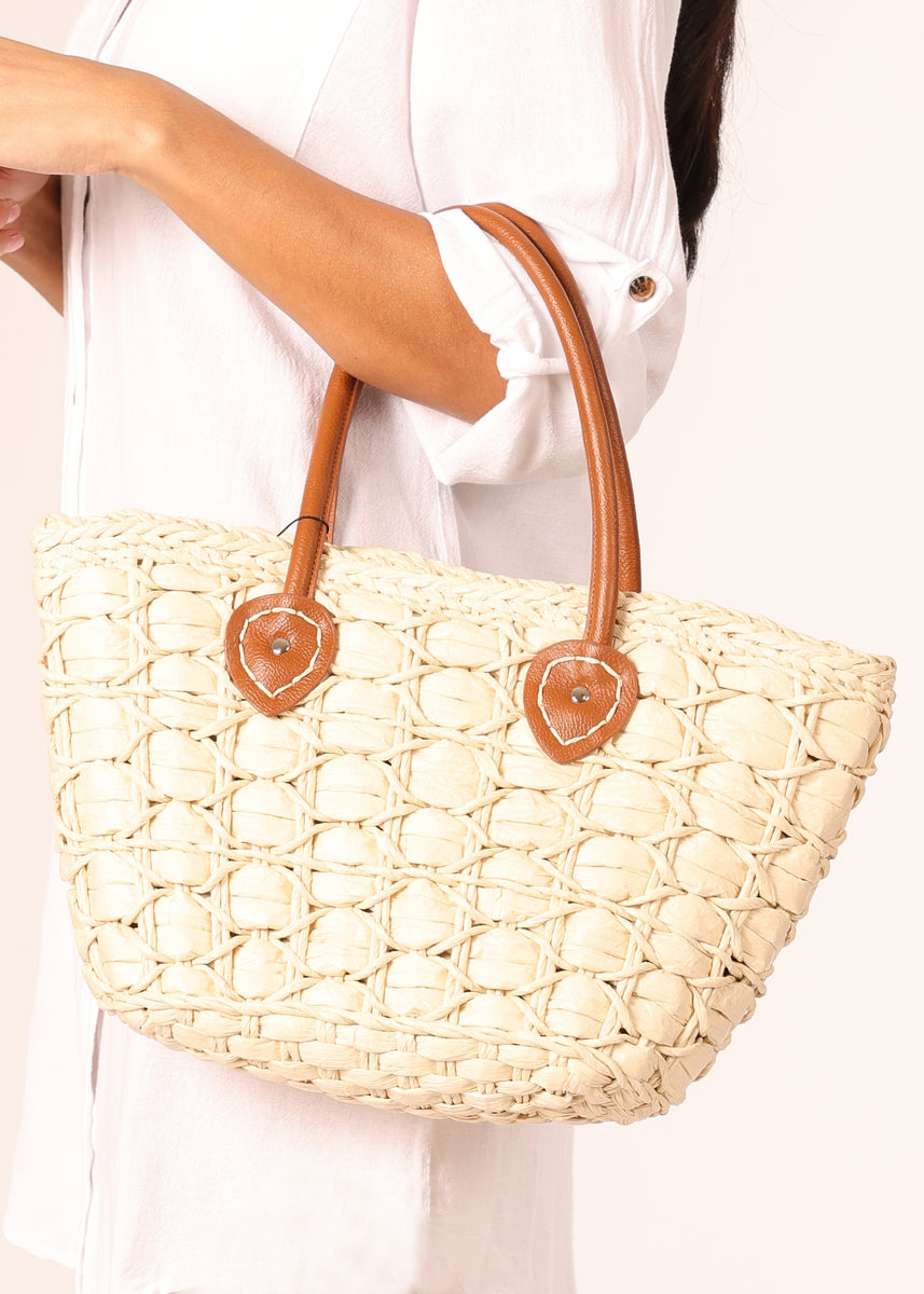 'Opal' Bag Made Of Natural Materials - Seaspice Resort Wear